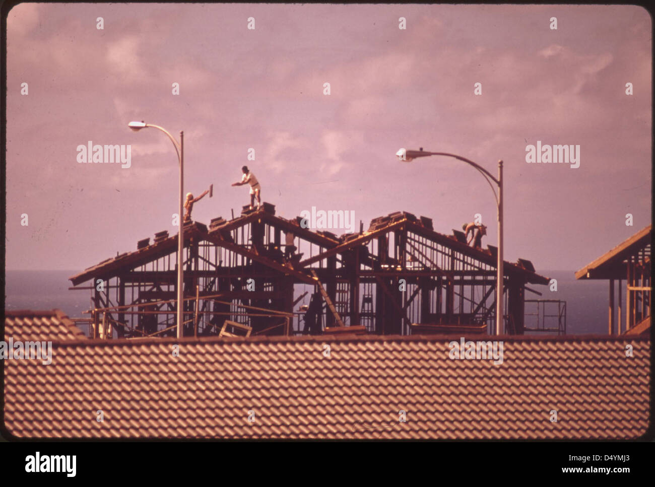 A 1973 photograph shows the rapid development of Hawaii Kai, a growing ...