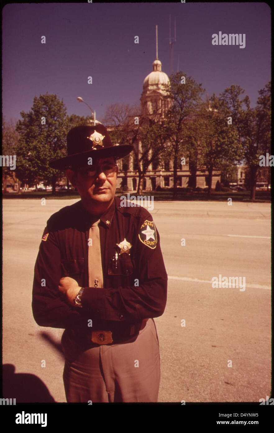 Seward County Sheriff Marvin Pollock In Uniform Of Office In The