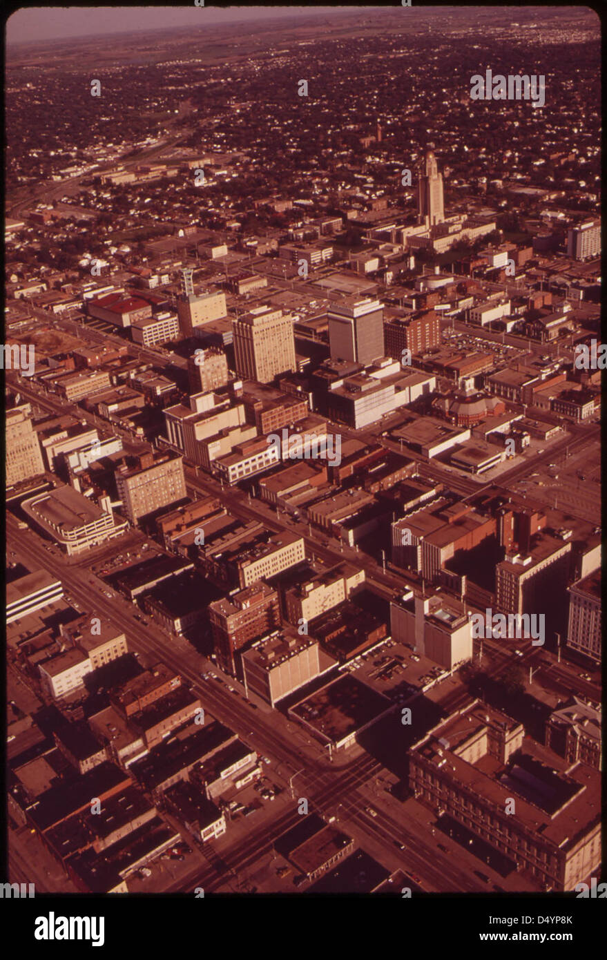 Aerial view of lincoln hi-res stock photography and images - Alamy