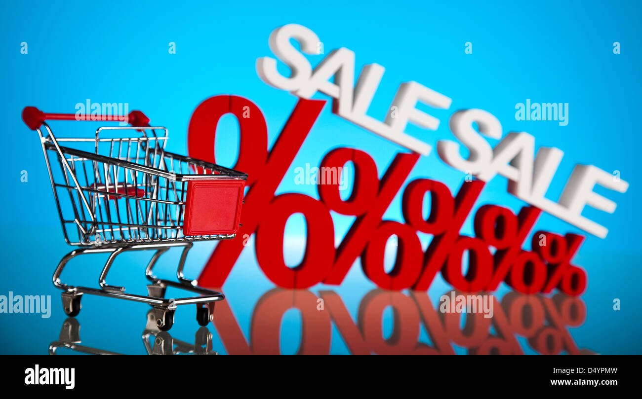 Sale, percent concept Stock Photo - Alamy