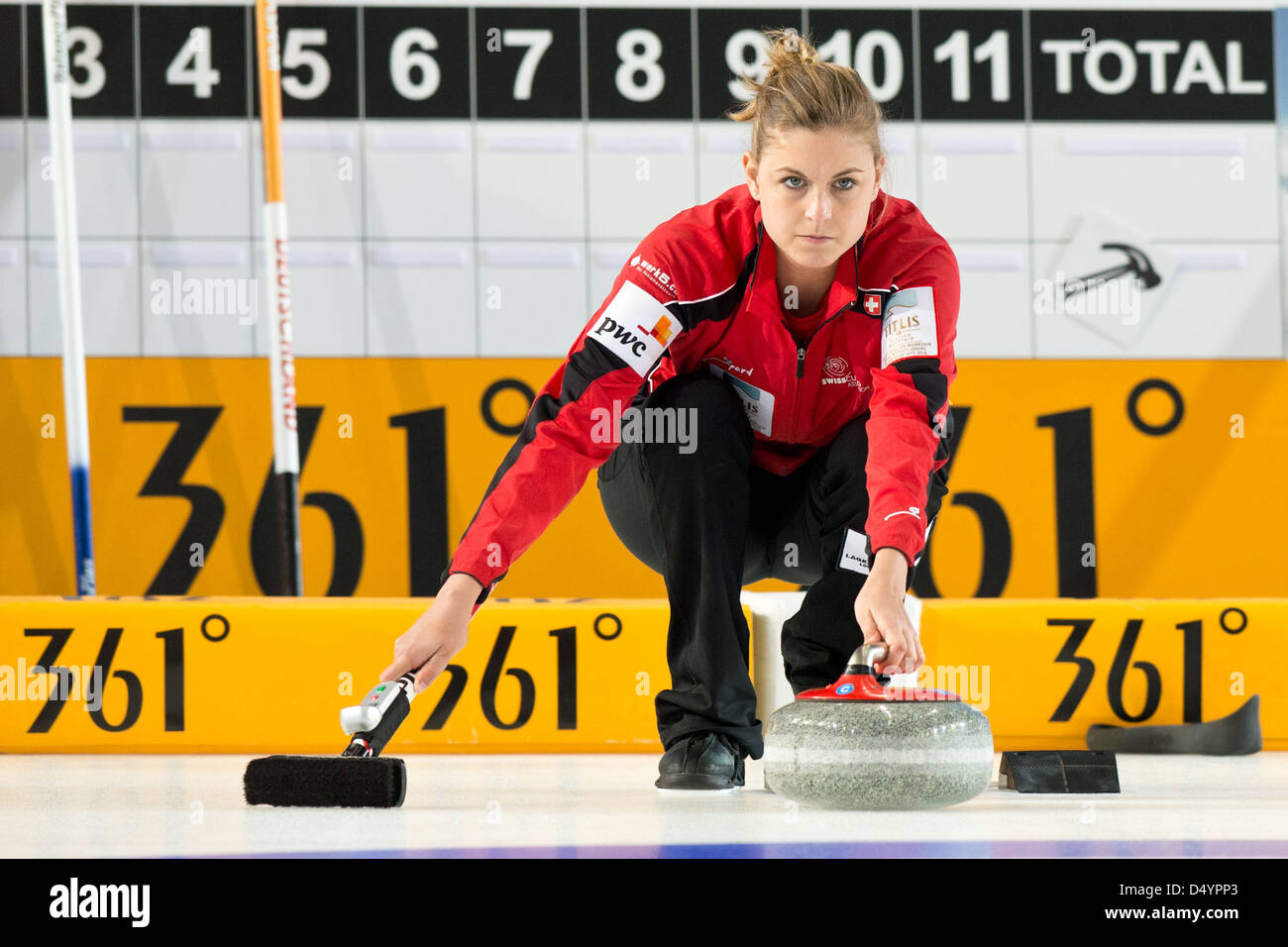Marlene Albrecht (SUI), MARCH 20, 2013 - Curling : World Women's ...