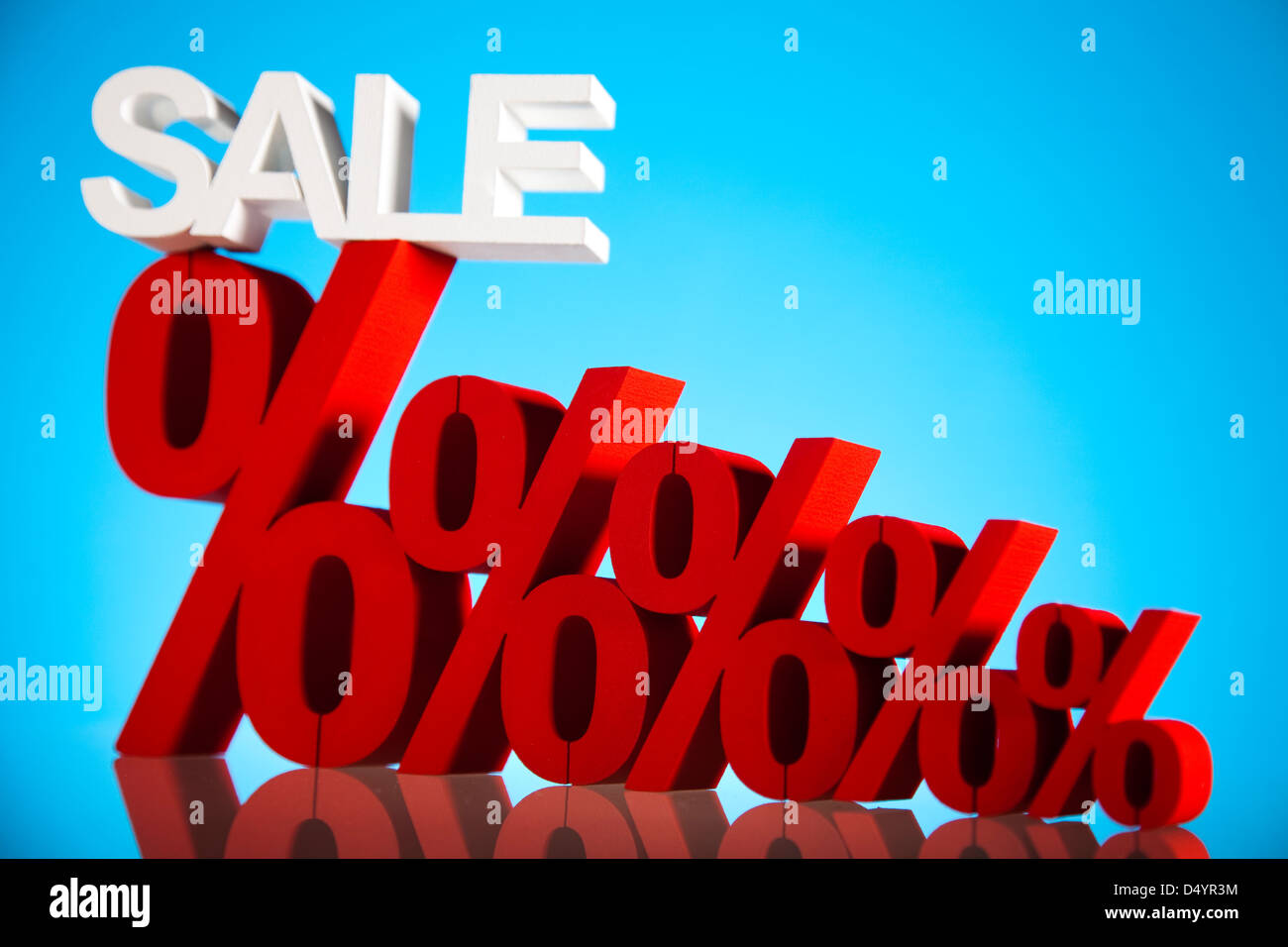 Sale background with percent Stock Photo - Alamy