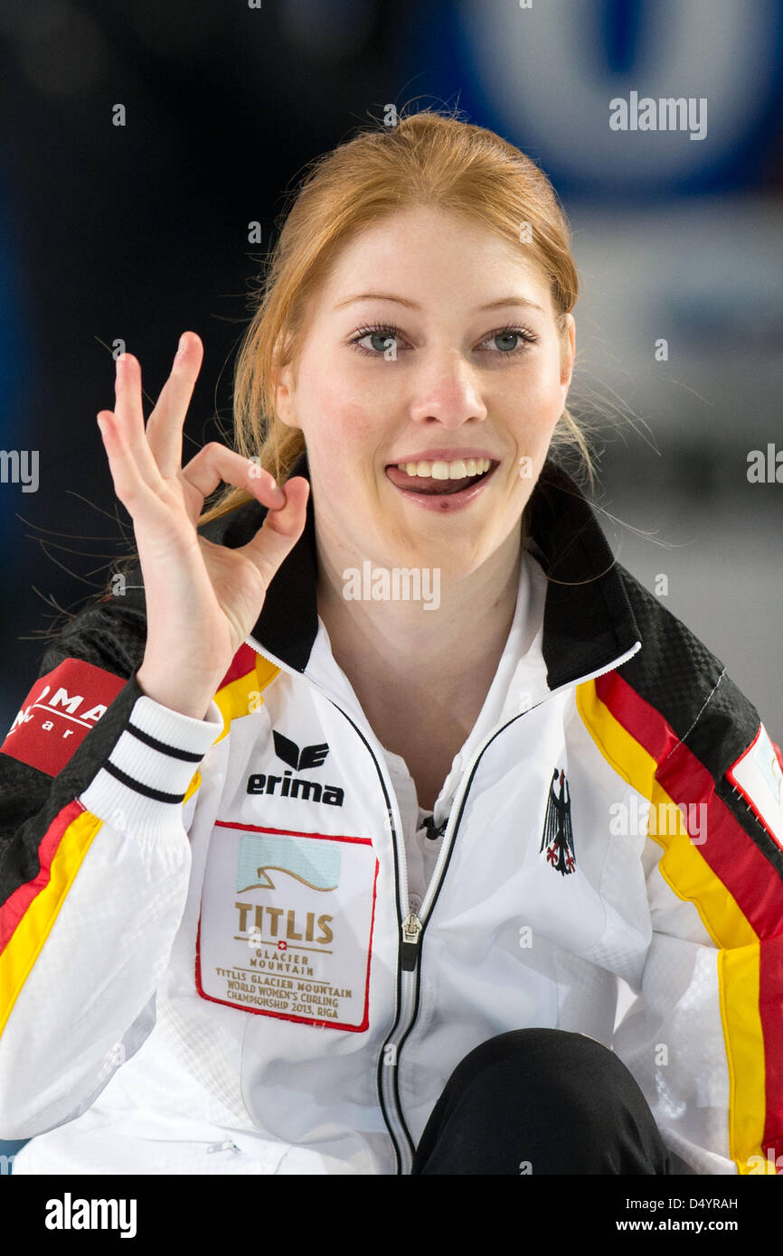 Stella Heiss (GER), MARCH 20, 2013 - Curling : World Women's Curling ...