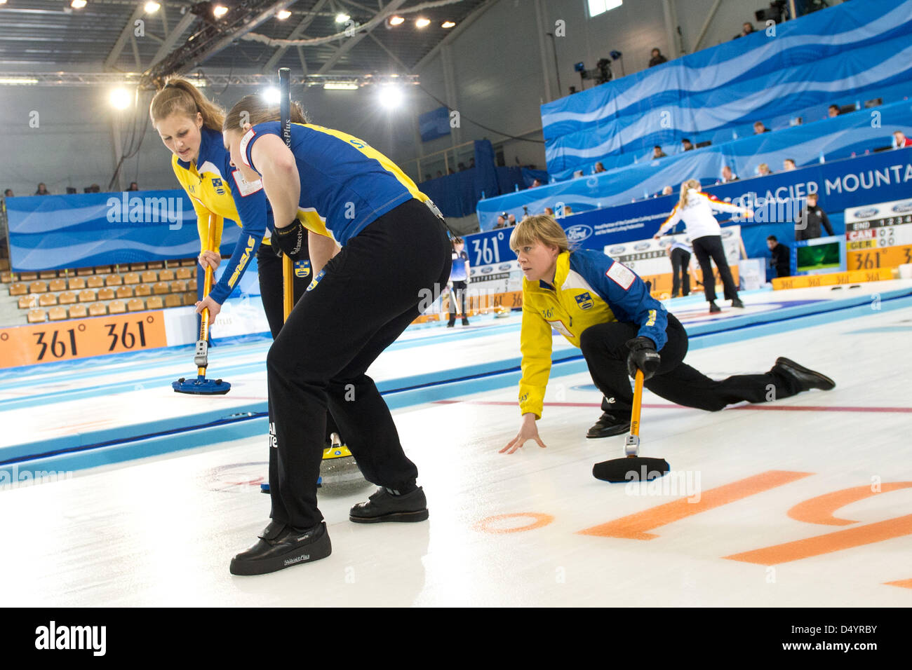 Sweden team group (SWE), MARCH 20, 2013 - Curling : World Women's ...