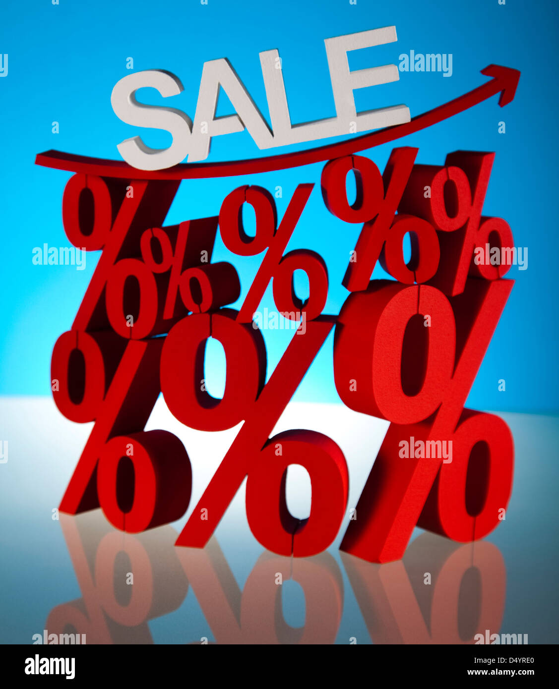 Sale, percent concept Stock Photo - Alamy