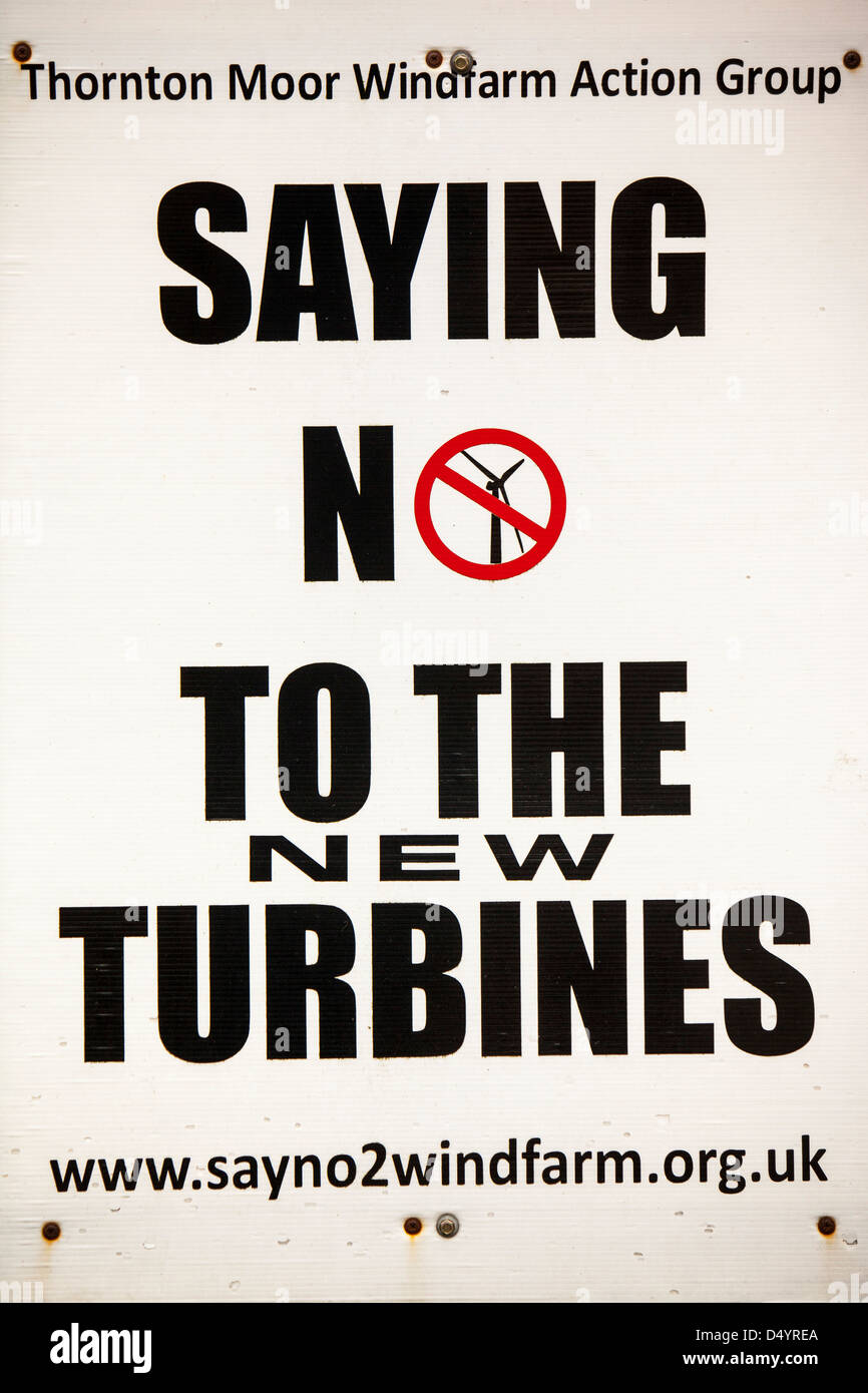 Protest against wind power hi-res stock photography and images - Alamy