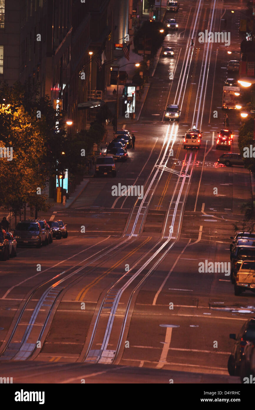 San francisco sloping street hi-res stock photography and images - Alamy