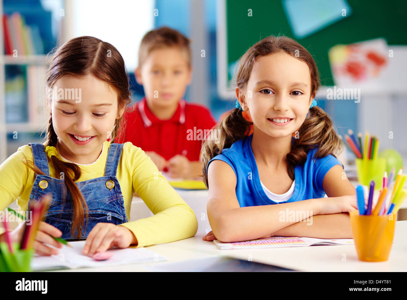Happy Kids Joyful Elementary School Stock Photos & Happy Kids Joyful ...