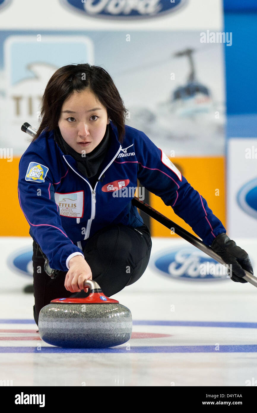Satsuki Fujisawa (JPN), MARCH 20, 2013 - Curling : World Women's ...