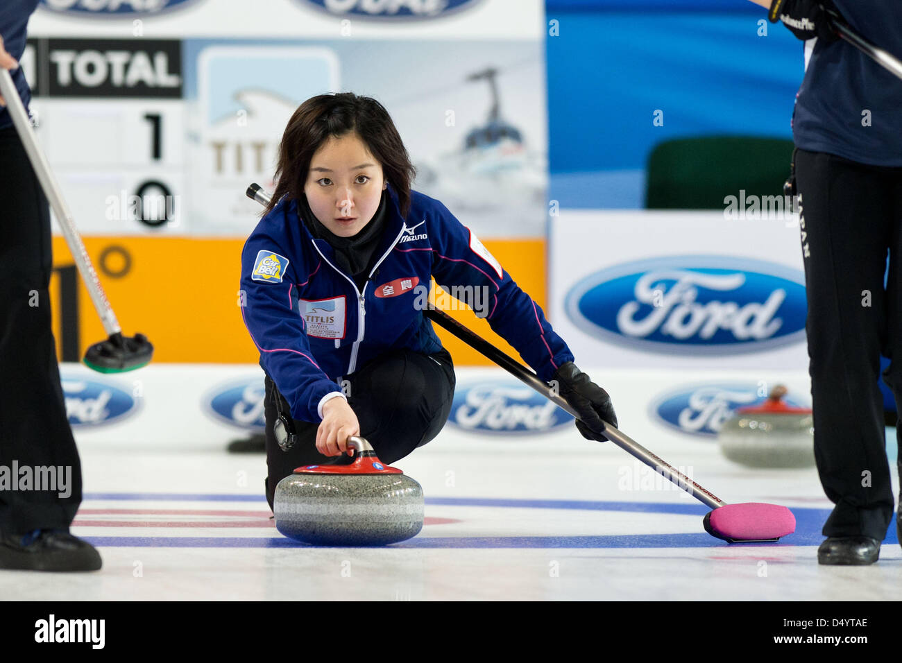 Satsuki Fujisawa (JPN), MARCH 20, 2013 - Curling : World Women's ...