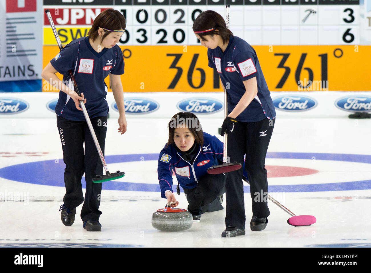 Satsuki Fujisawa (JPN), MARCH 20, 2013 - Curling : World Women's ...