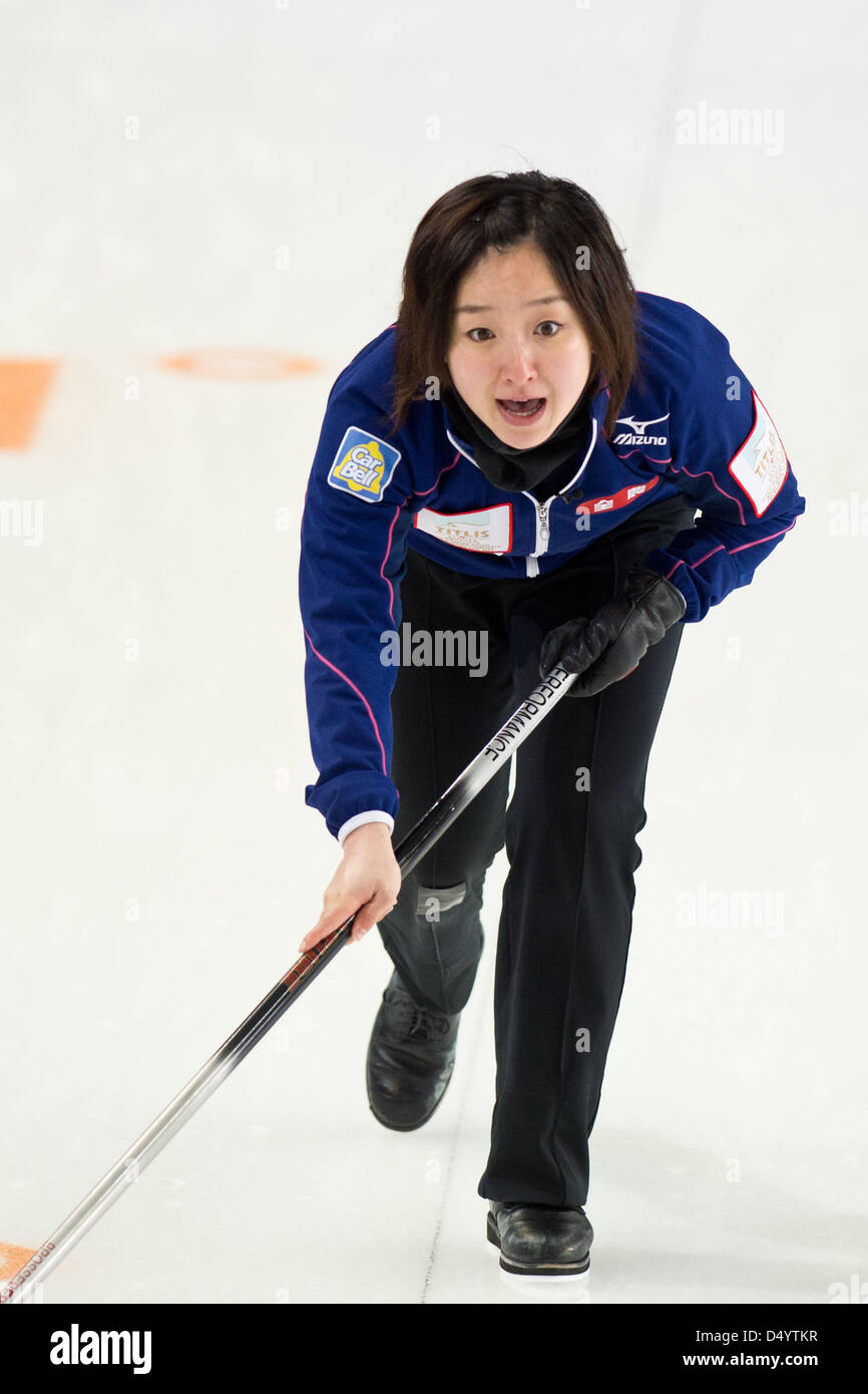 Satsuki Fujisawa (JPN), MARCH 20, 2013 - Curling : World Women's ...