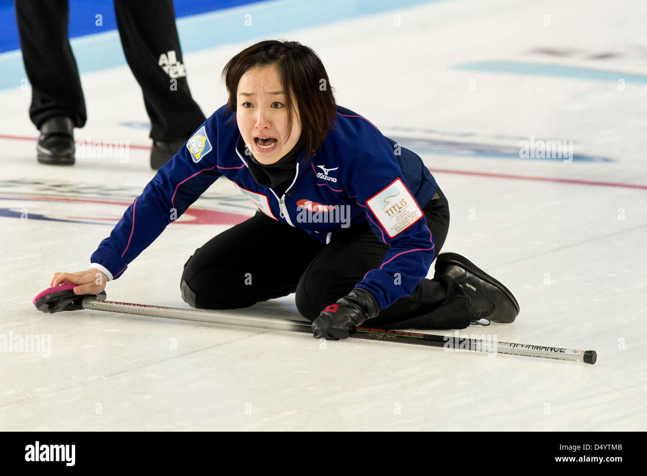 Satsuki Fujisawa (JPN), MARCH 20, 2013 - Curling : World Women's ...