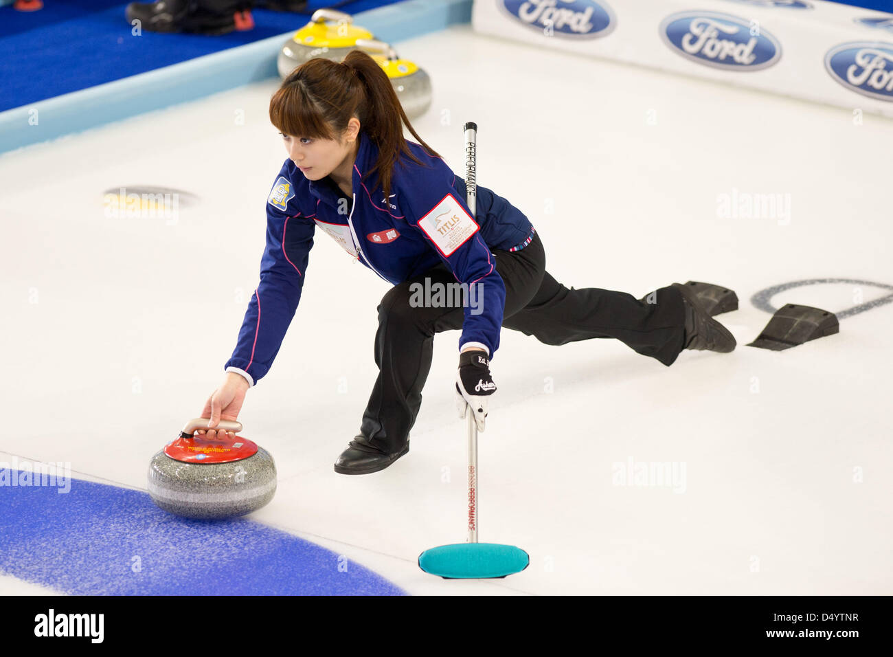 Miyo Ichikawa (JPN), MARCH 20, 2013 - Curling : World Women's Curling ...