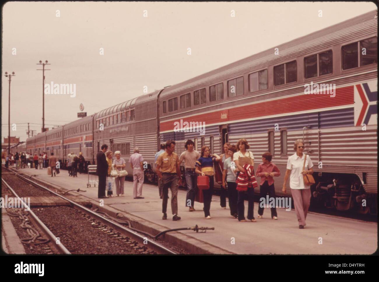 Amtrak train 1970s hi-res stock photography and images - Alamy