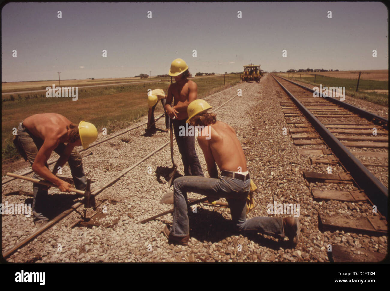 Railroad work crew hi-res stock photography and images - Alamy