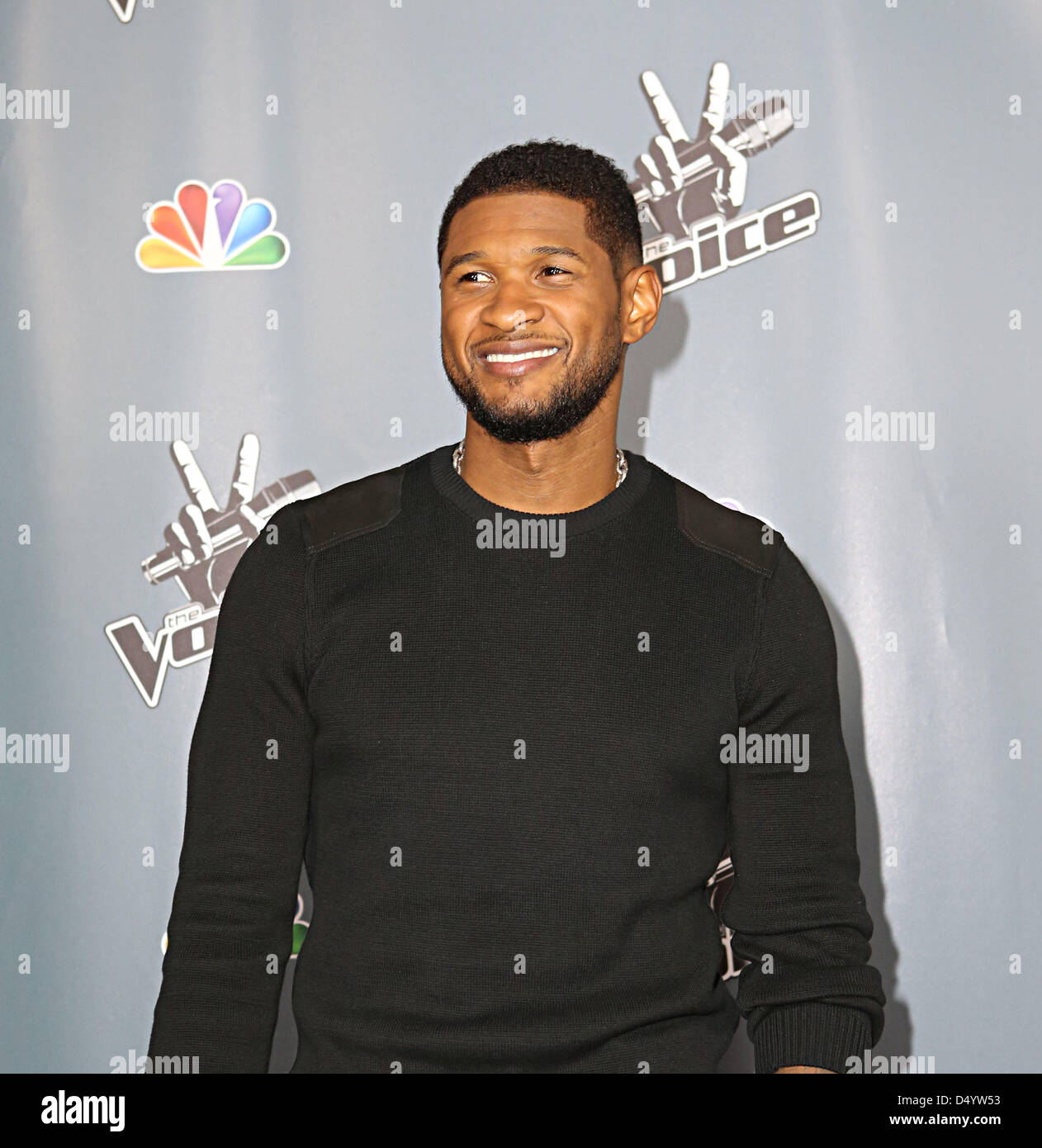Los Angeles, California, USA. March 20, 2013. USHER attends The Voice ...
