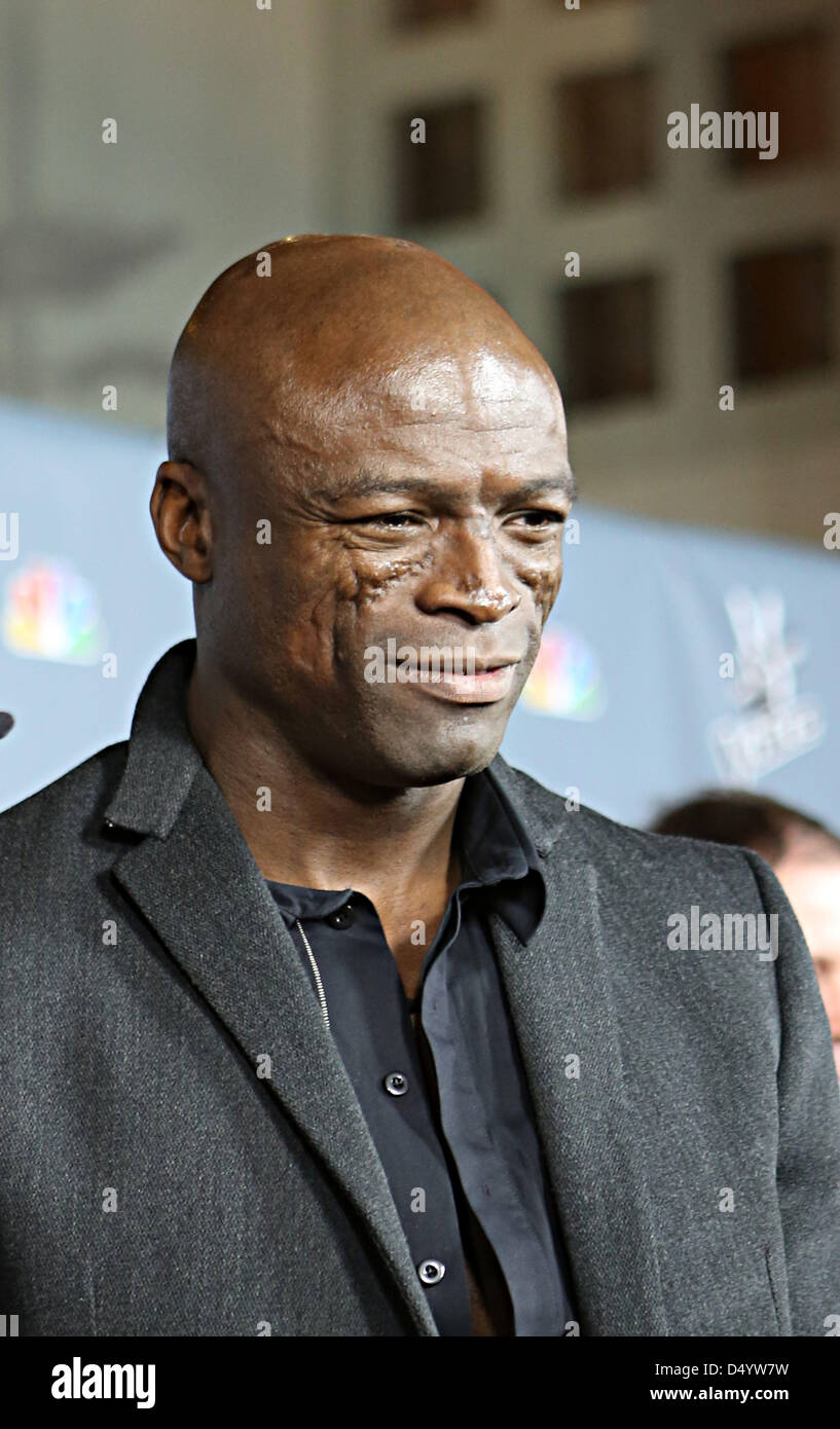 Los Angeles, California, USA. March 20, 2013. SEAL attends The Voice ...