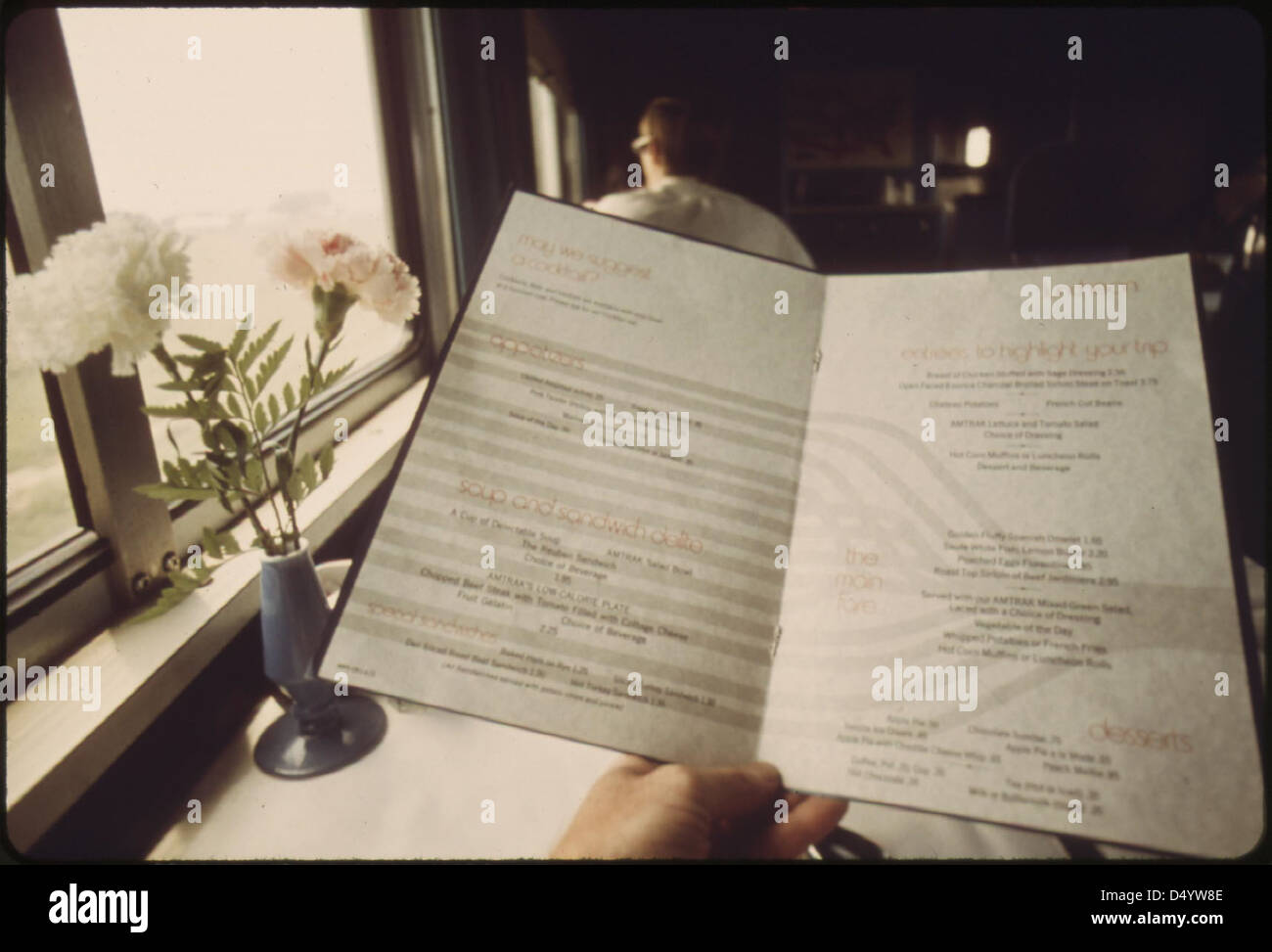 1974 menu hi-res stock photography and images - Alamy