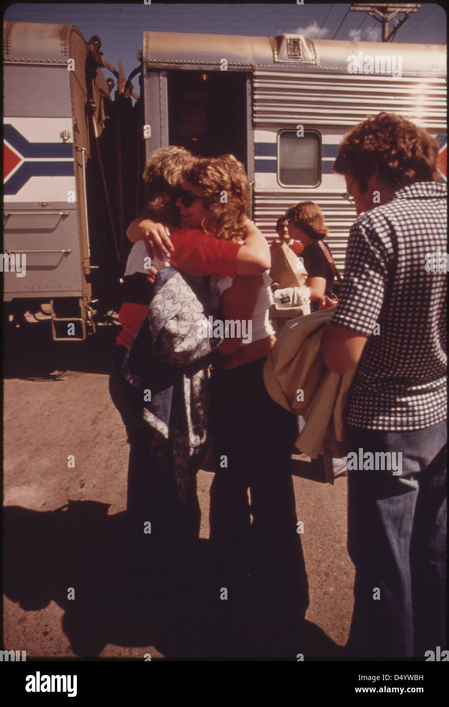 Touching farewell hi-res stock photography and images - Alamy