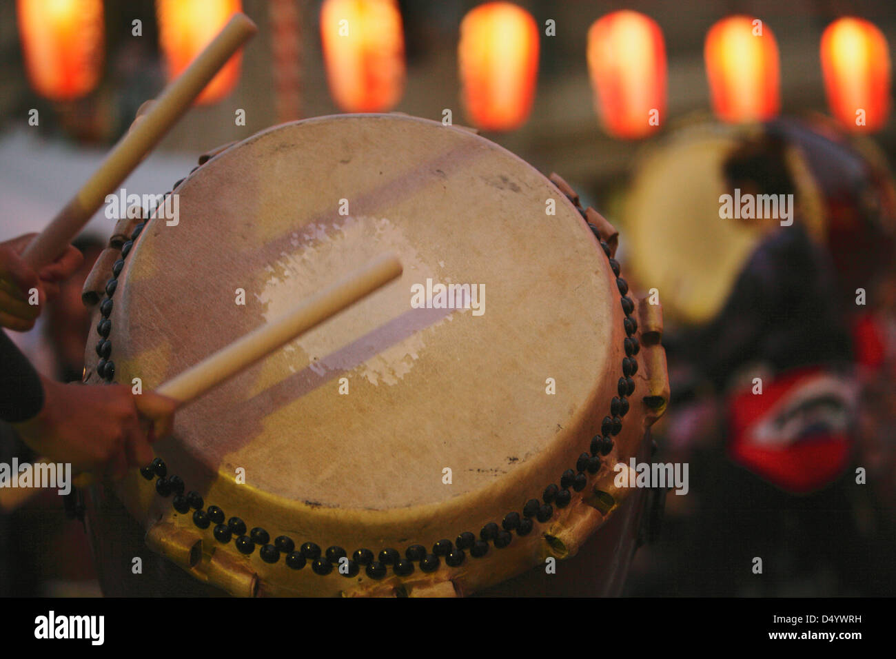 Japanese Taiko drum Stock Photo - Alamy