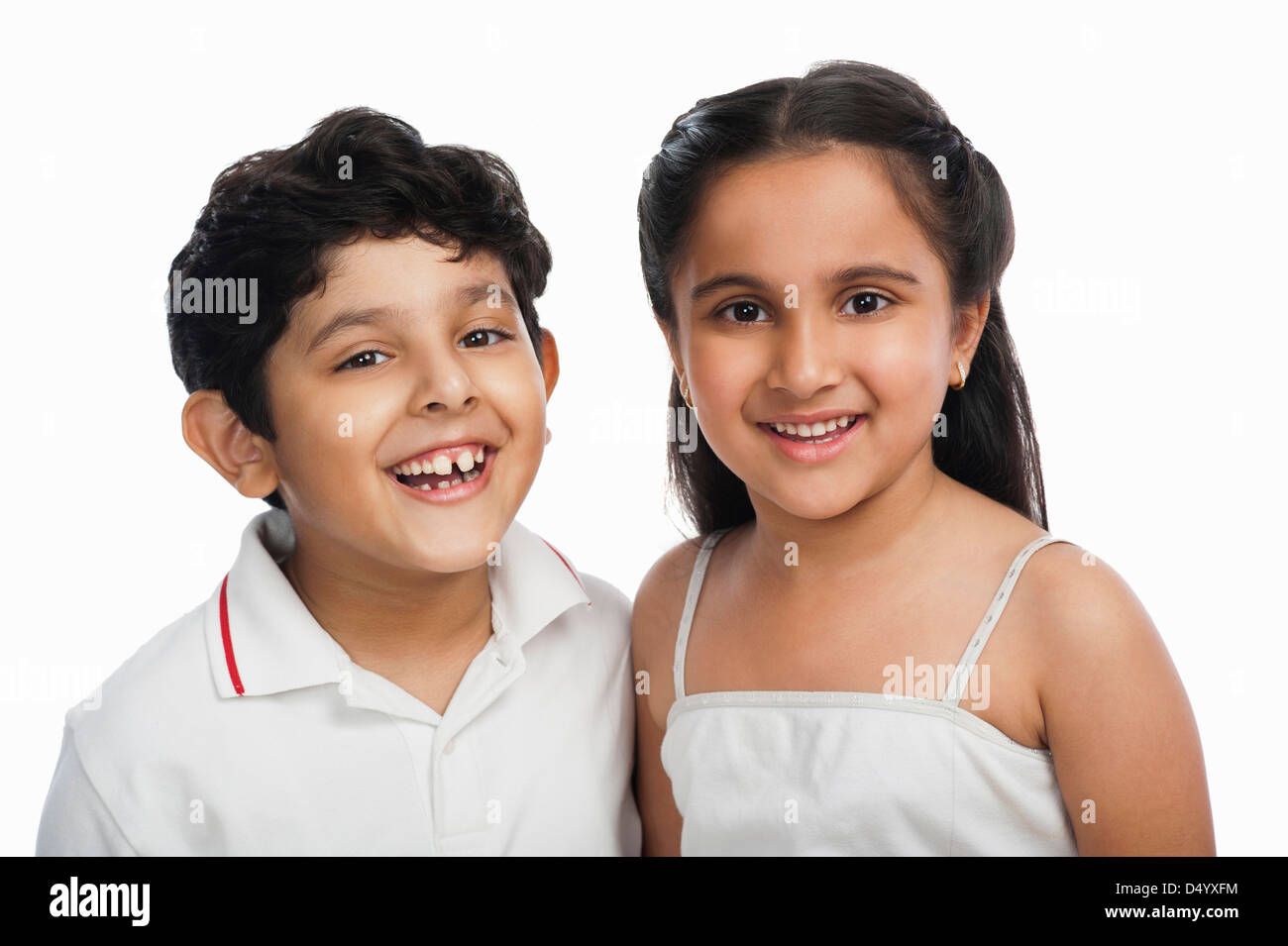 Portrait of children smiling Stock Photo - Alamy