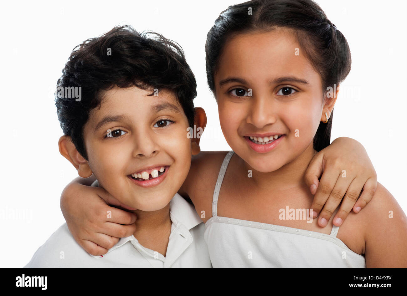Portrait of children smiling Stock Photo - Alamy
