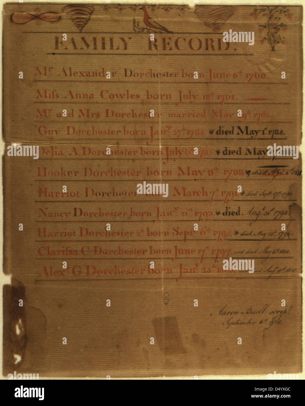 Alexander Dorchester, Connecticut Stock Photo - Alamy