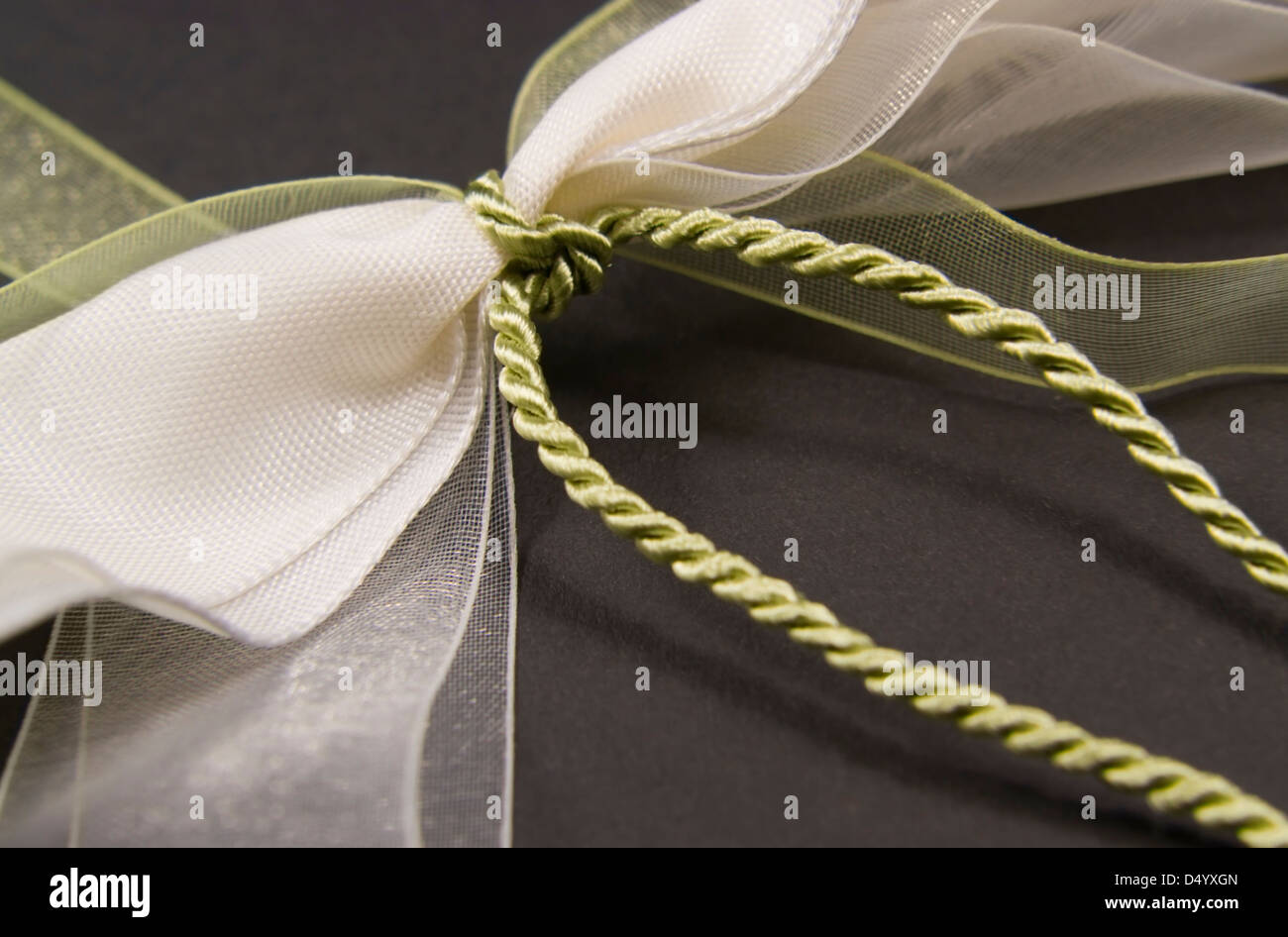 studio photography of a decorative bow in dark back Stock Photo - Alamy