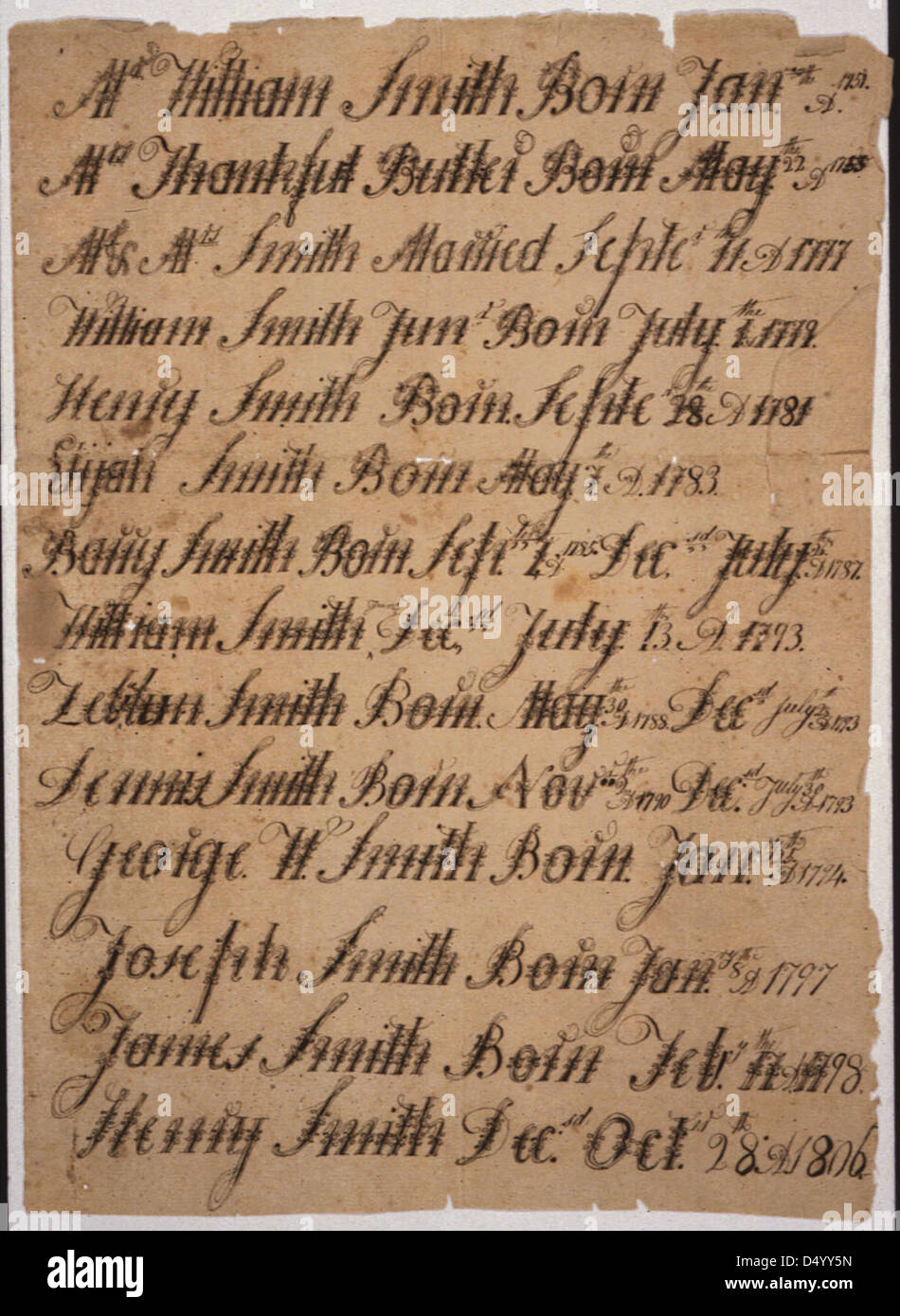 William s smith hi-res stock photography and images - Alamy
