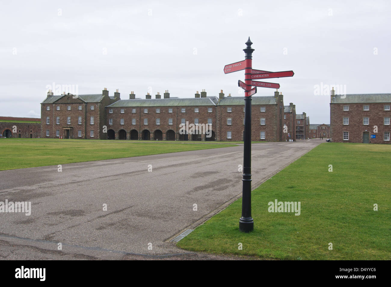 Military barracks of Fort George near Inverness Scotland Stock Photo ...