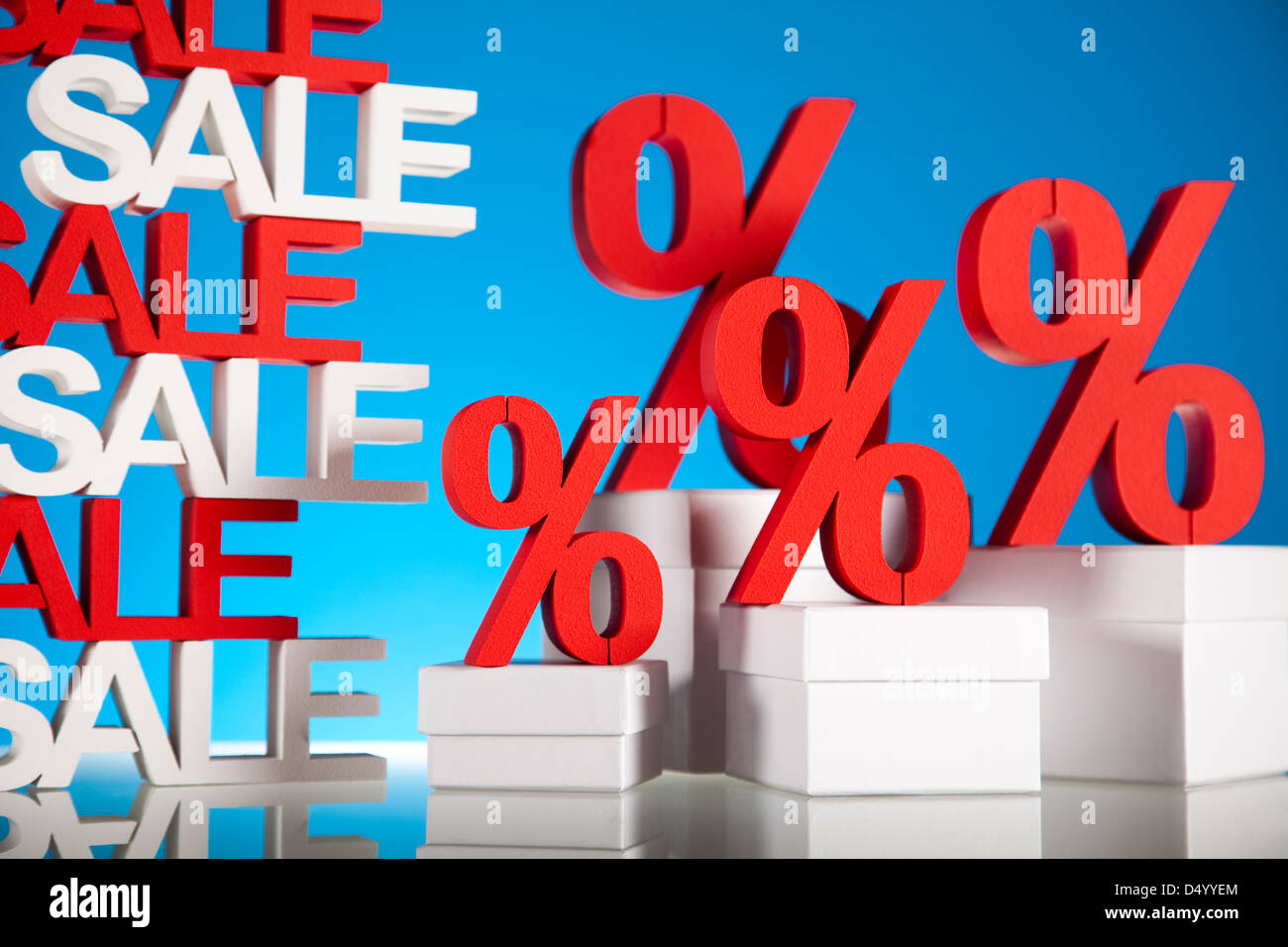 Sale, percent concept Stock Photo - Alamy