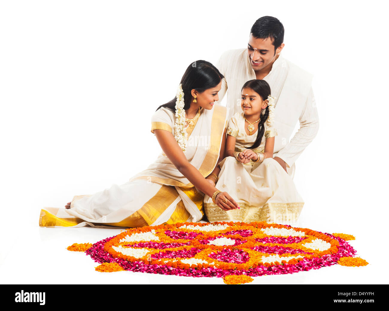 Indian girls design rangoli traditional hi-res stock photography and ...