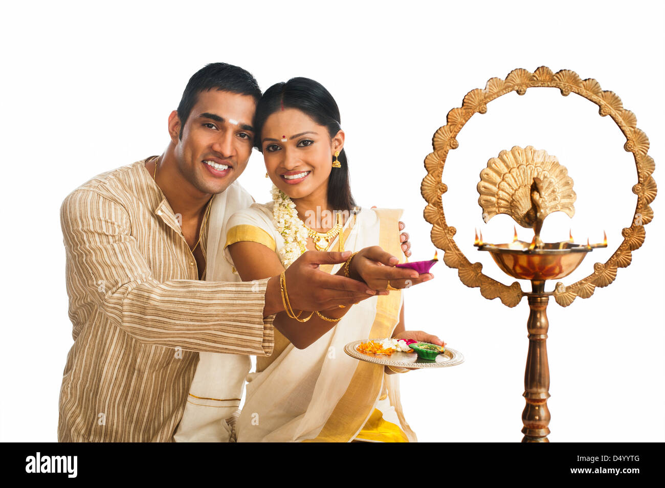 Onam Couple High Resolution Stock Photography and Images - Alamy