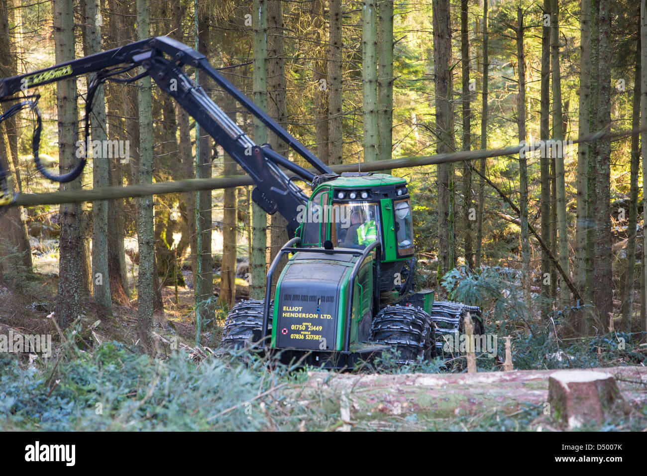 Forwarder tracks hi-res stock photography and images - Alamy