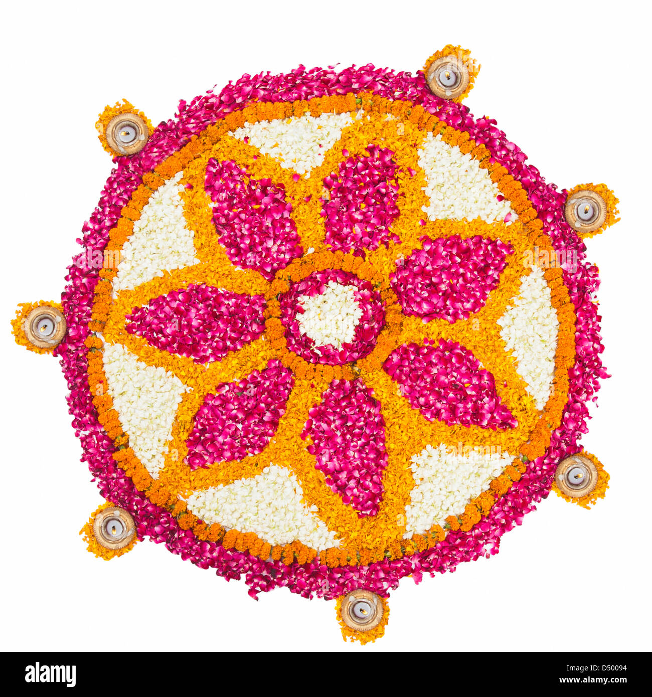 Onam rangoli hi-res stock photography and images - Alamy