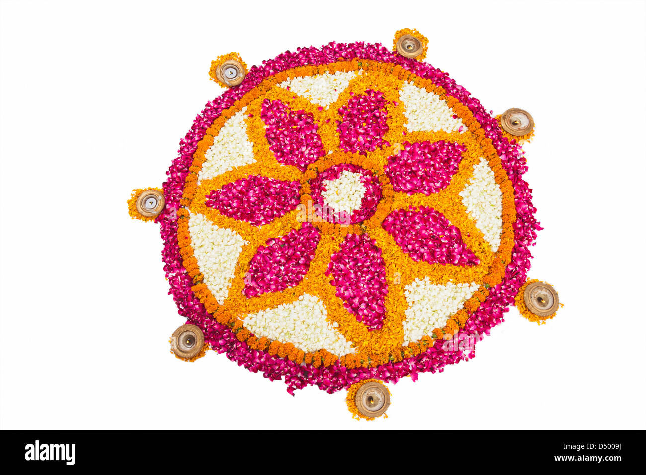 Onam rangoli hi-res stock photography and images - Alamy