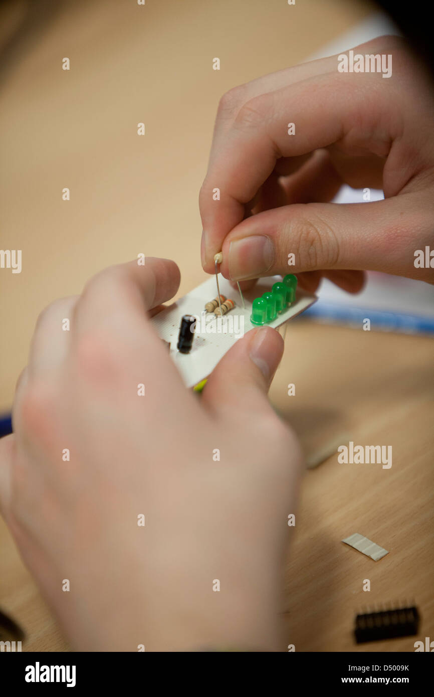 Electronics course at Cardonald College, Glasgow Stock Photo - Alamy