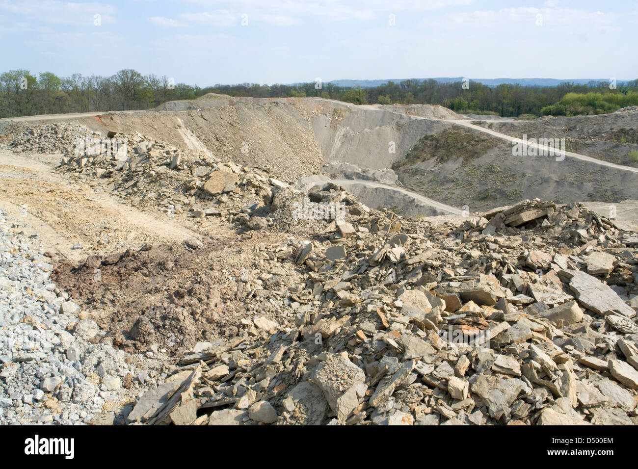 stone pit in Southern Germany at summer time Stock Photo - Alamy