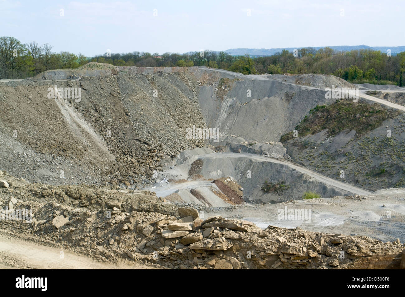 stone pit in Southern Germany at summer time Stock Photo - Alamy