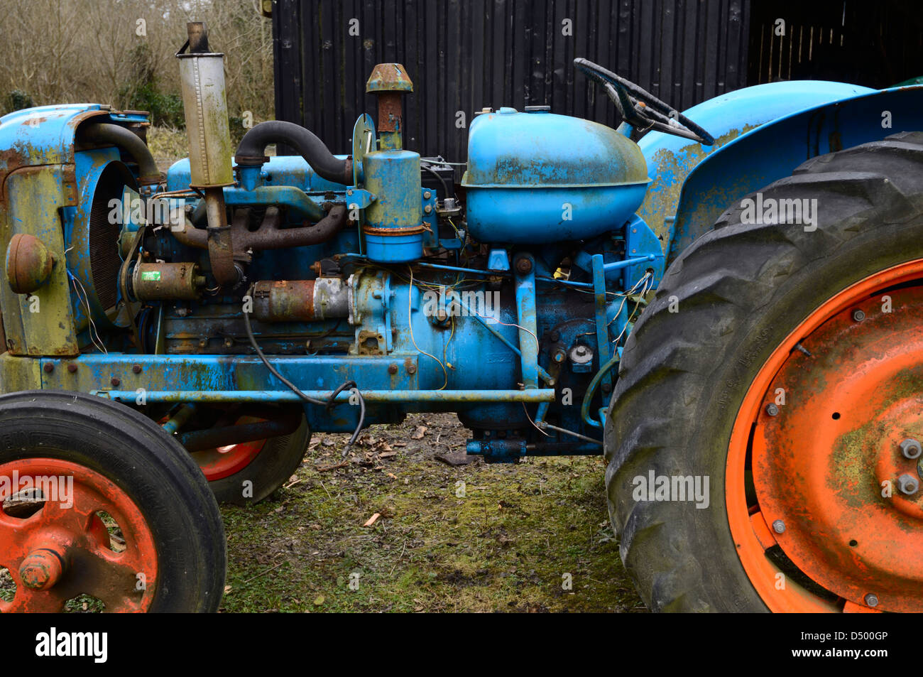 Antique Fordson Major tractor, Wales Stock Photo - Alamy
