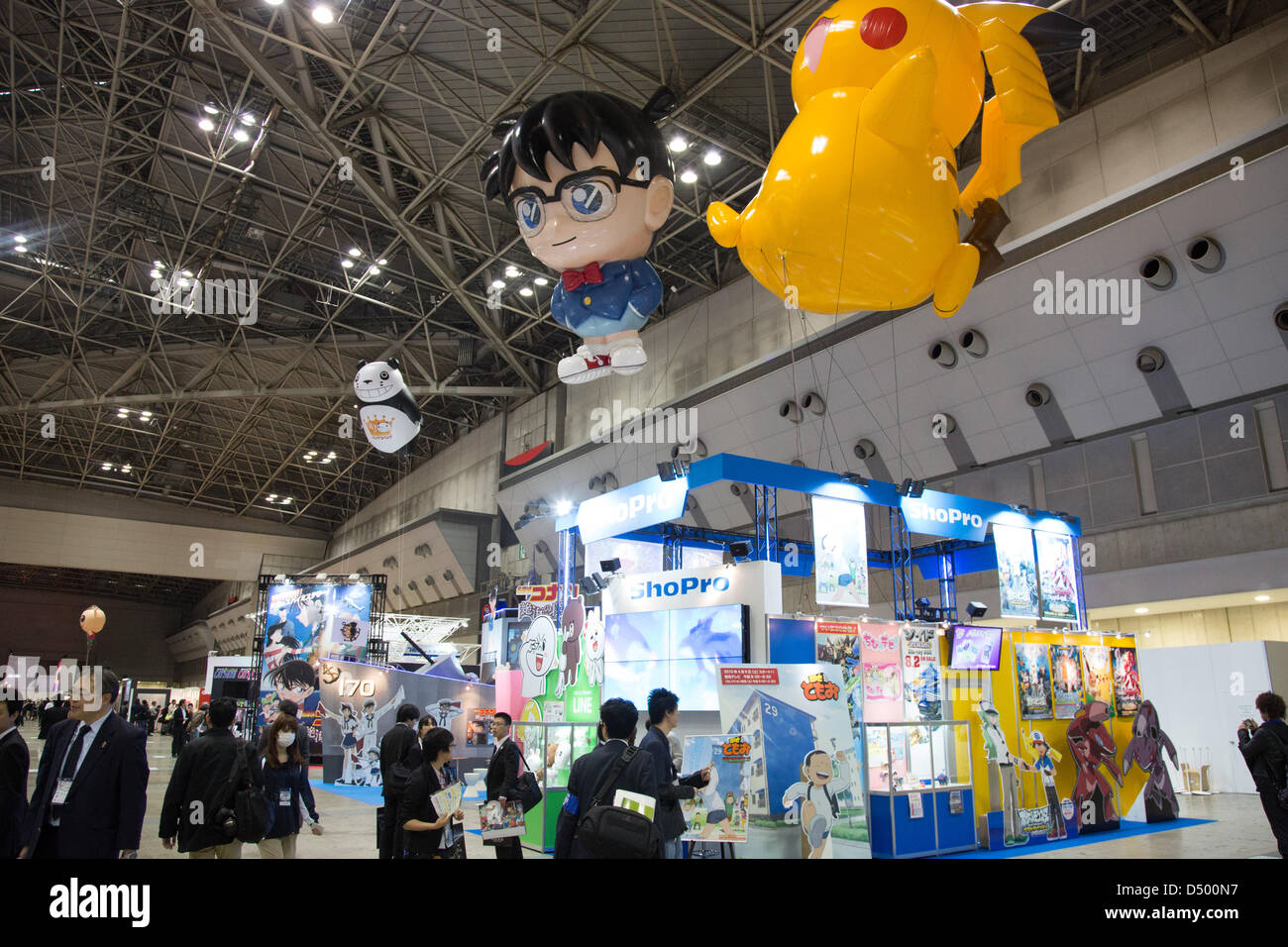 Tokyo, Japan. March 21, 2013. The Tokyo International Anime Fair 2013 ...