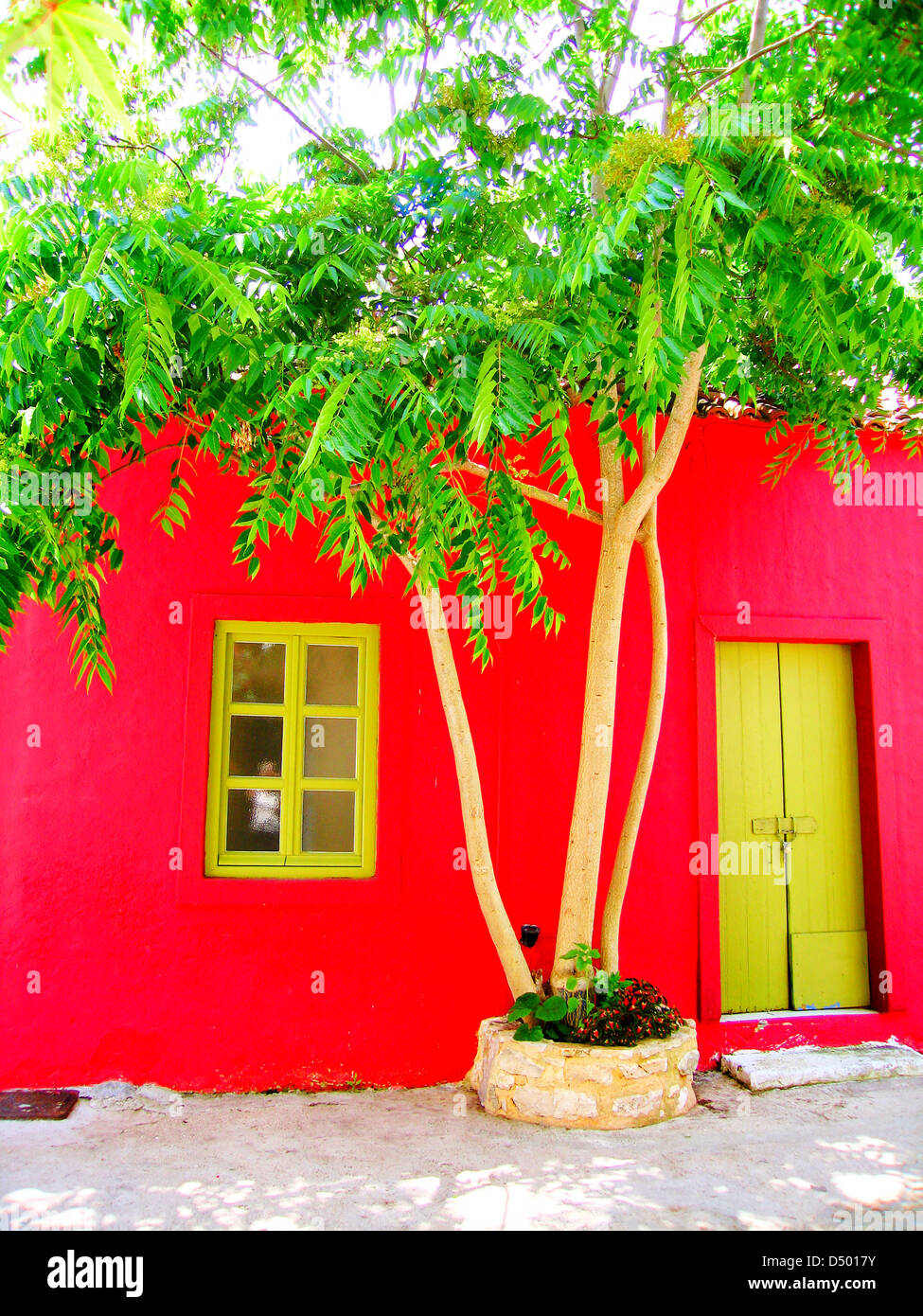 Bright colours Greece Stock Photo - Alamy