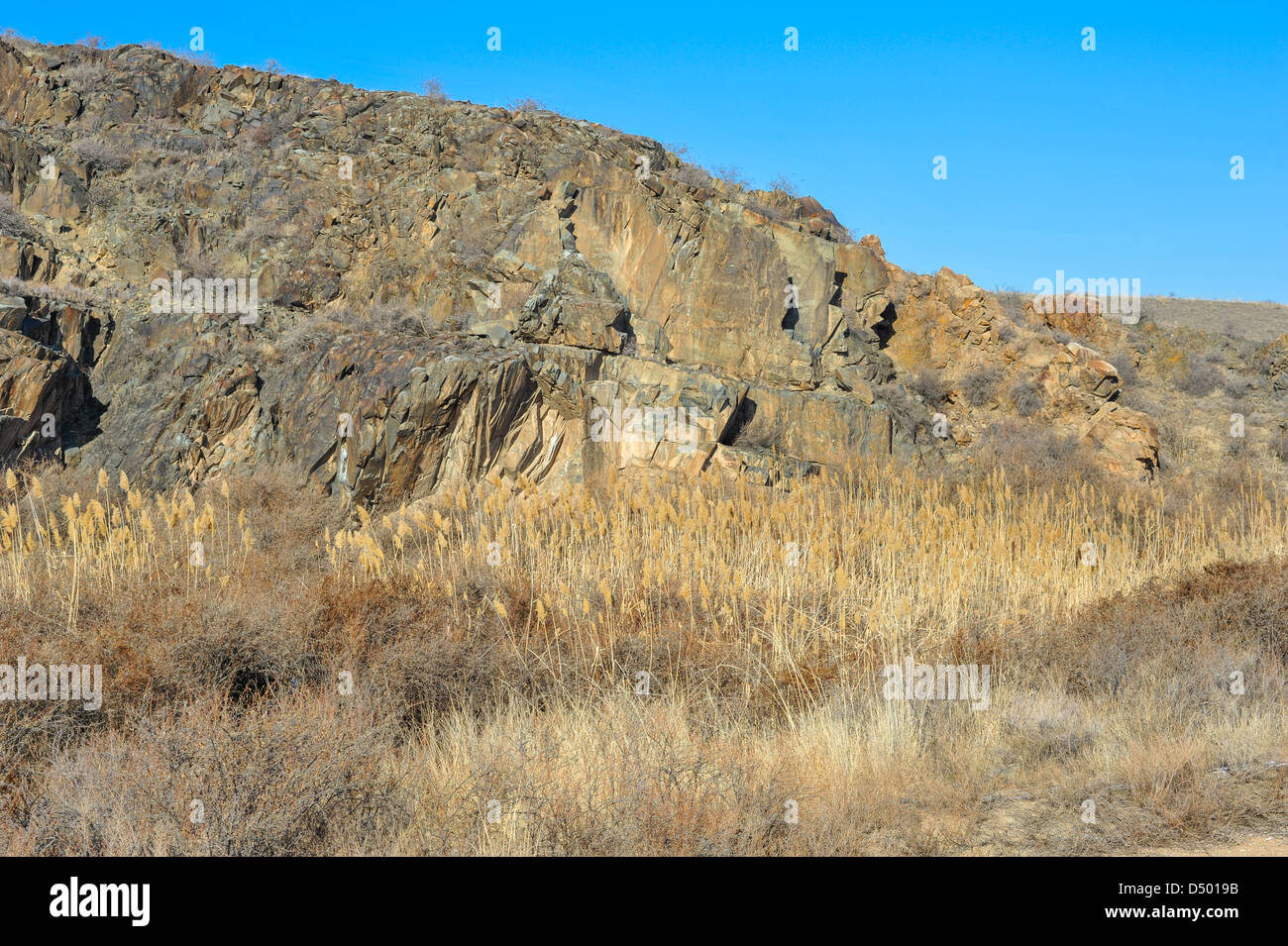Tamgaly petroglyph hi-res stock photography and images - Alamy