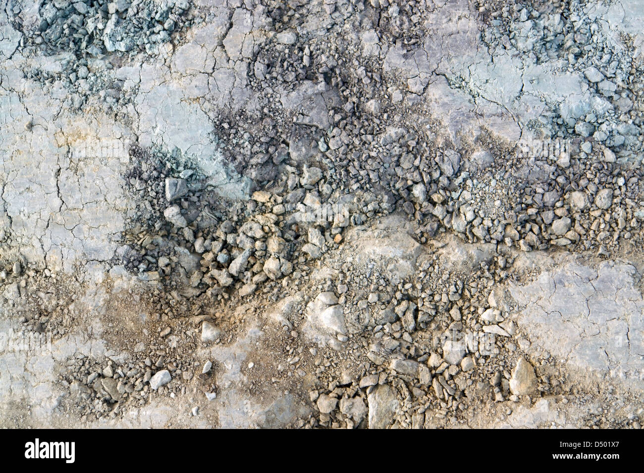 full frame natural background with multicolored dry loam Stock Photo ...