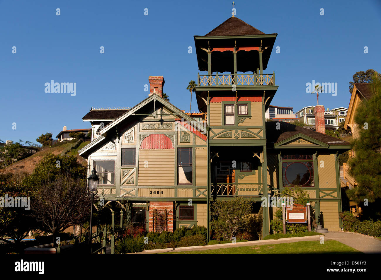 Sherman Gilbert House, Victorian architecture of Heritage Park, San ...