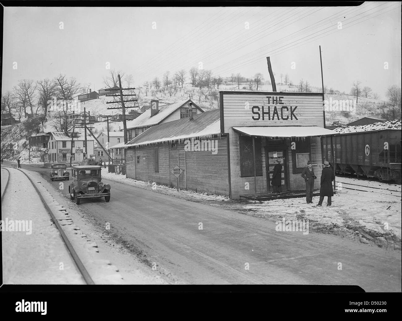 The Shack Community Center in Scott's Run, West Virginia, photographed ...