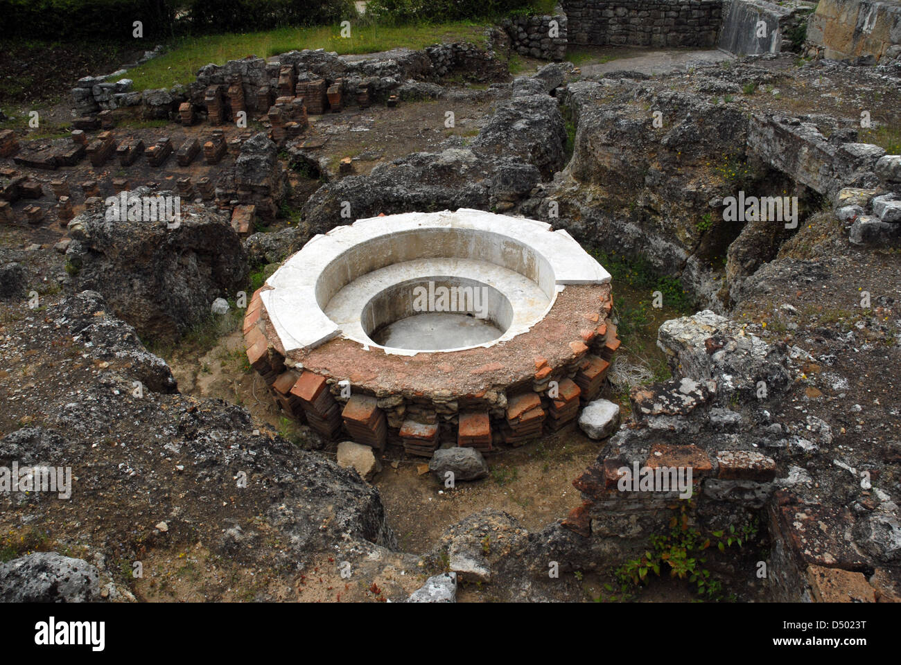 Laconicum (i.e. Spartan, sc. balneum, bath), the dry sweating room of ...
