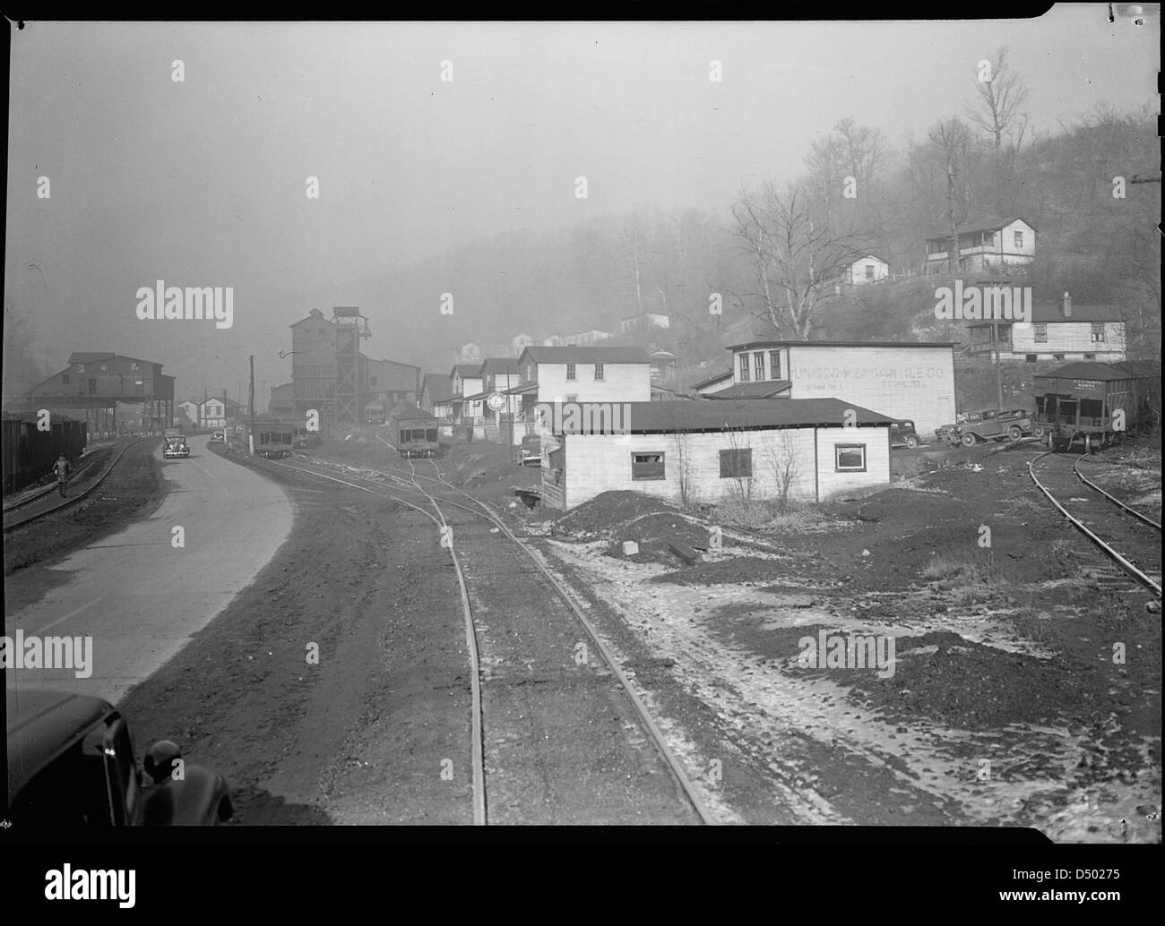 Photograph from March 1937 by Lewis Hine depicting the coal mines at ...