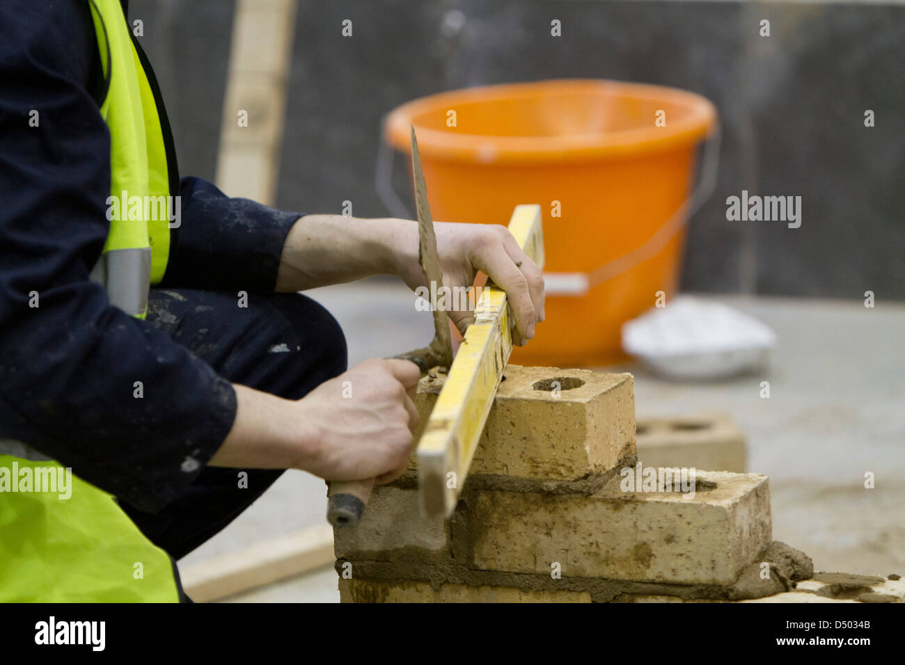 Bricklaying tools hi-res stock photography and images - Alamy